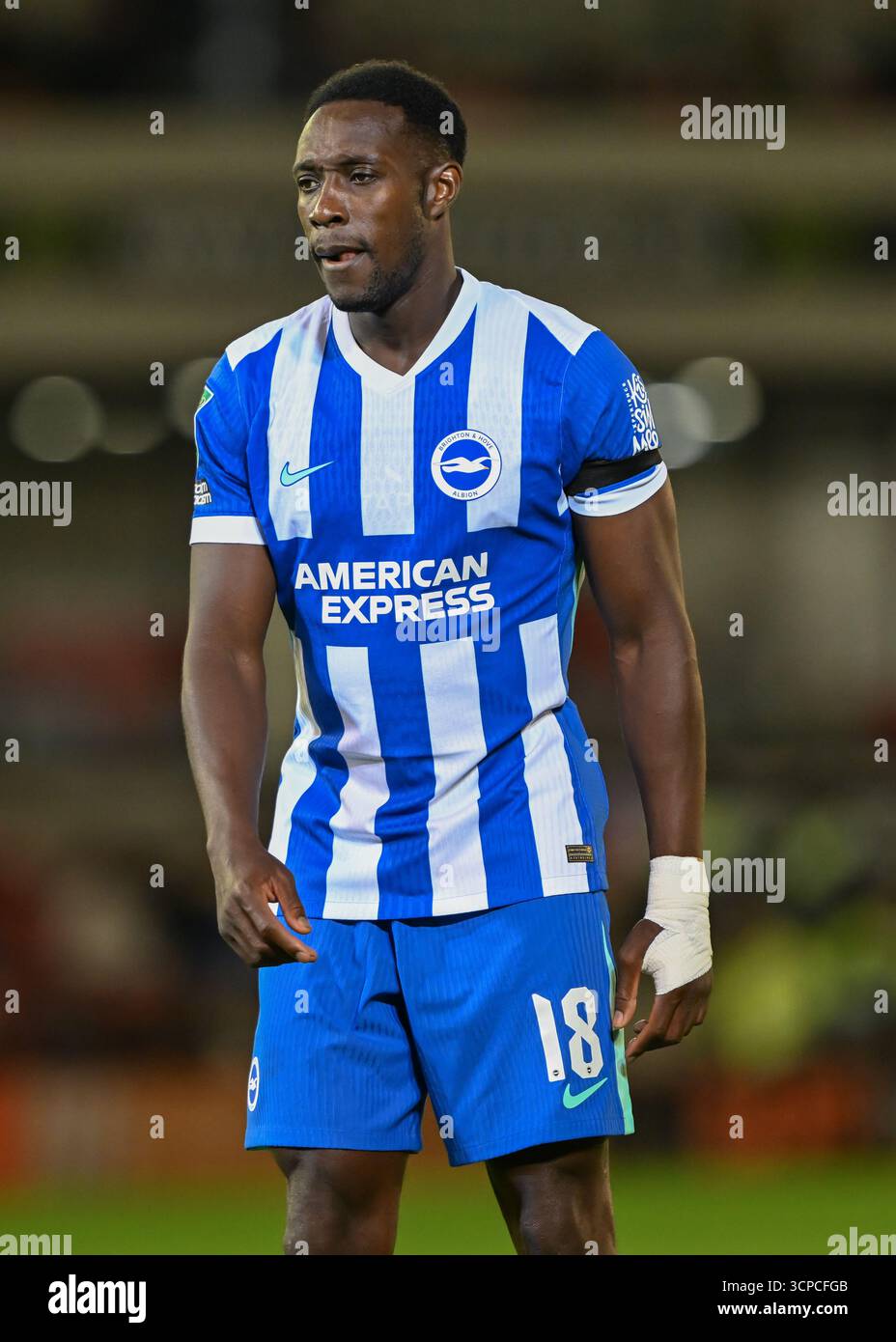 Brighton and Hove Albion's Danny Welbeck during the Carabao Cup third ...