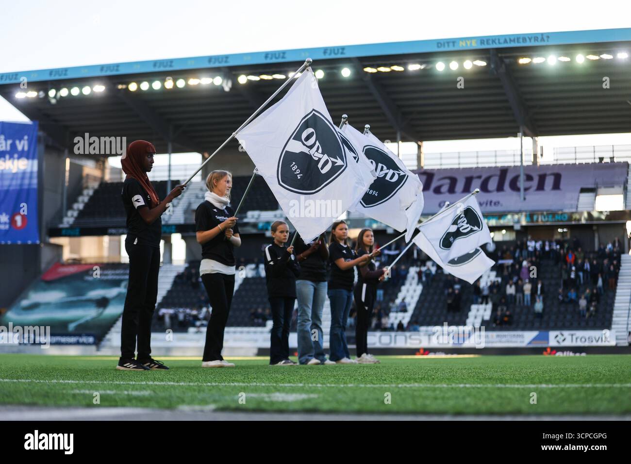 Skien 20250925. Skagerak arena before the NM football match between Odd ...
