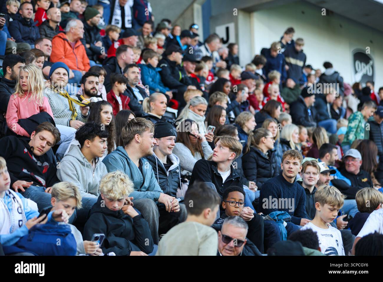 Skien 20250925. Odds supporters before the NM football match between ...
