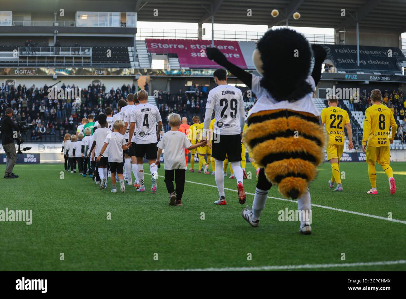 Skien 20250925. Skagerak arena before the NM football match between Odd ...