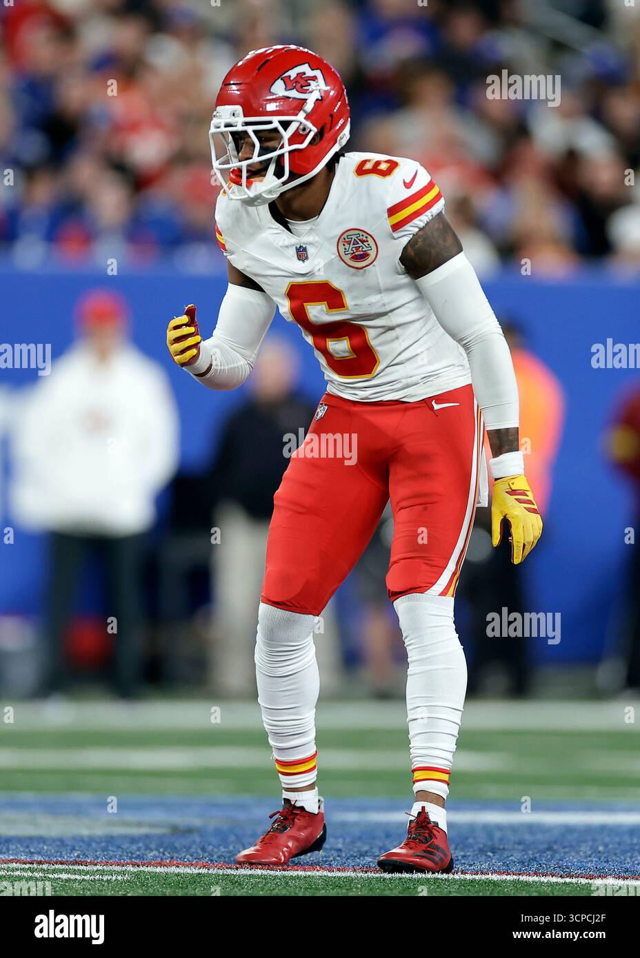 Kansas City Chiefs safety Bryan Cook (6) defends during an NFL football ...