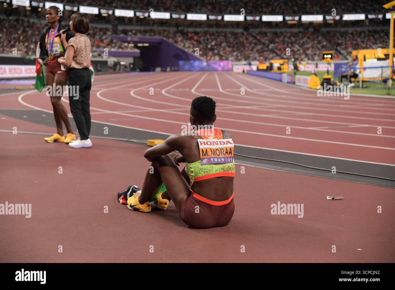 Mary Moraa of Kenya competing in the women’s 800m final at the World ...