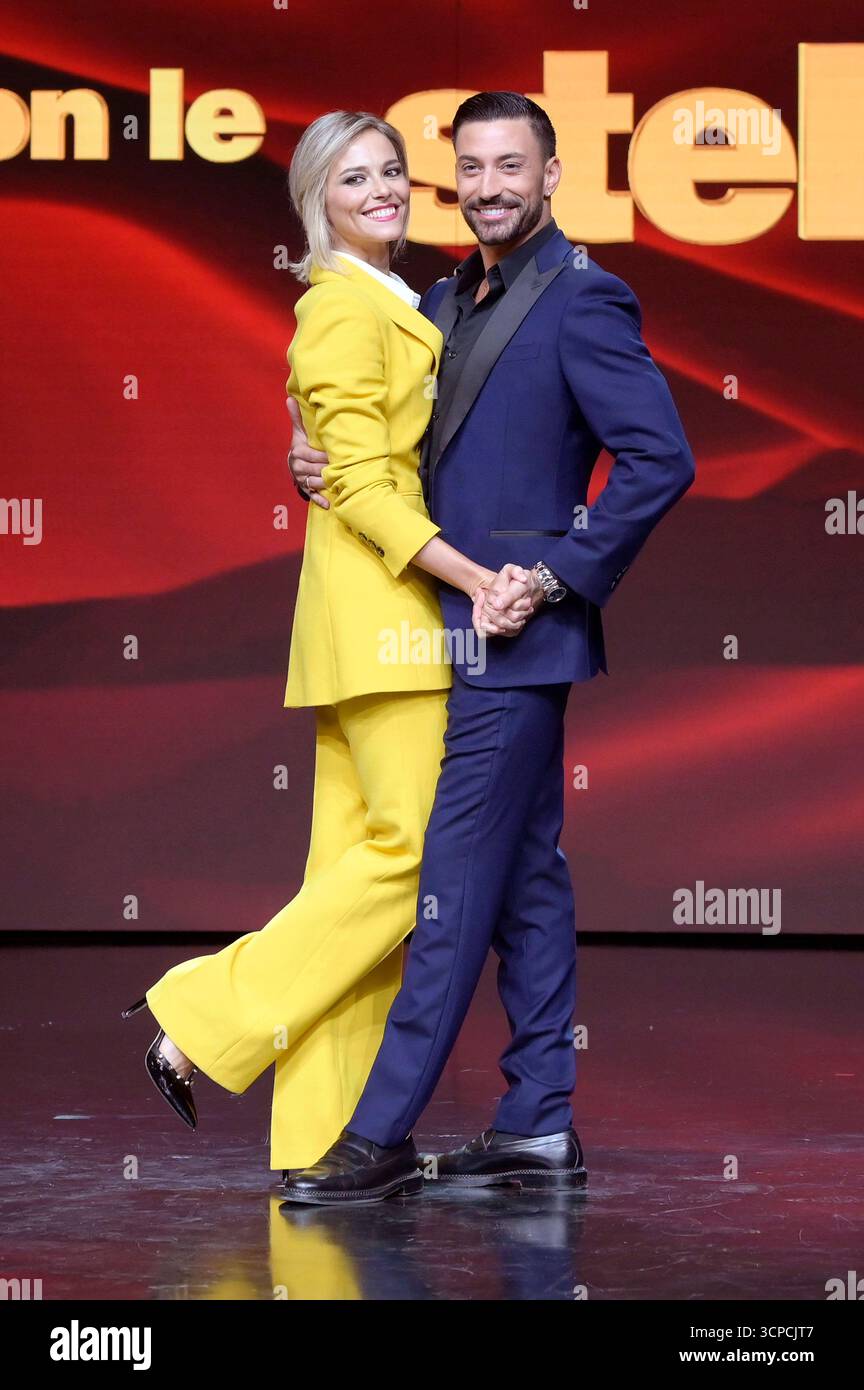 Francesca Fialdini und Giovanni Pernice beim Photocall zur Rai Tanzshow ...
