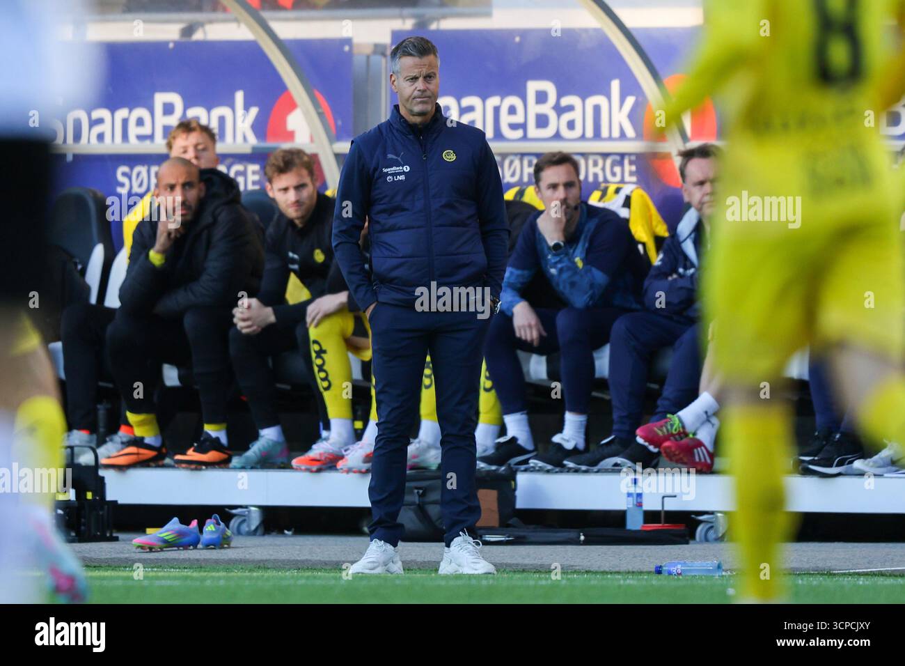 Skien 20250925. Bodø/Glimt's coach Kjetil Knutsen before the NM ...