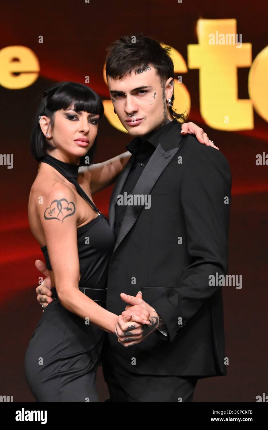 Rome: Rai Auditorium at the Foro Italico. Dancing with the Stars 2025 ...