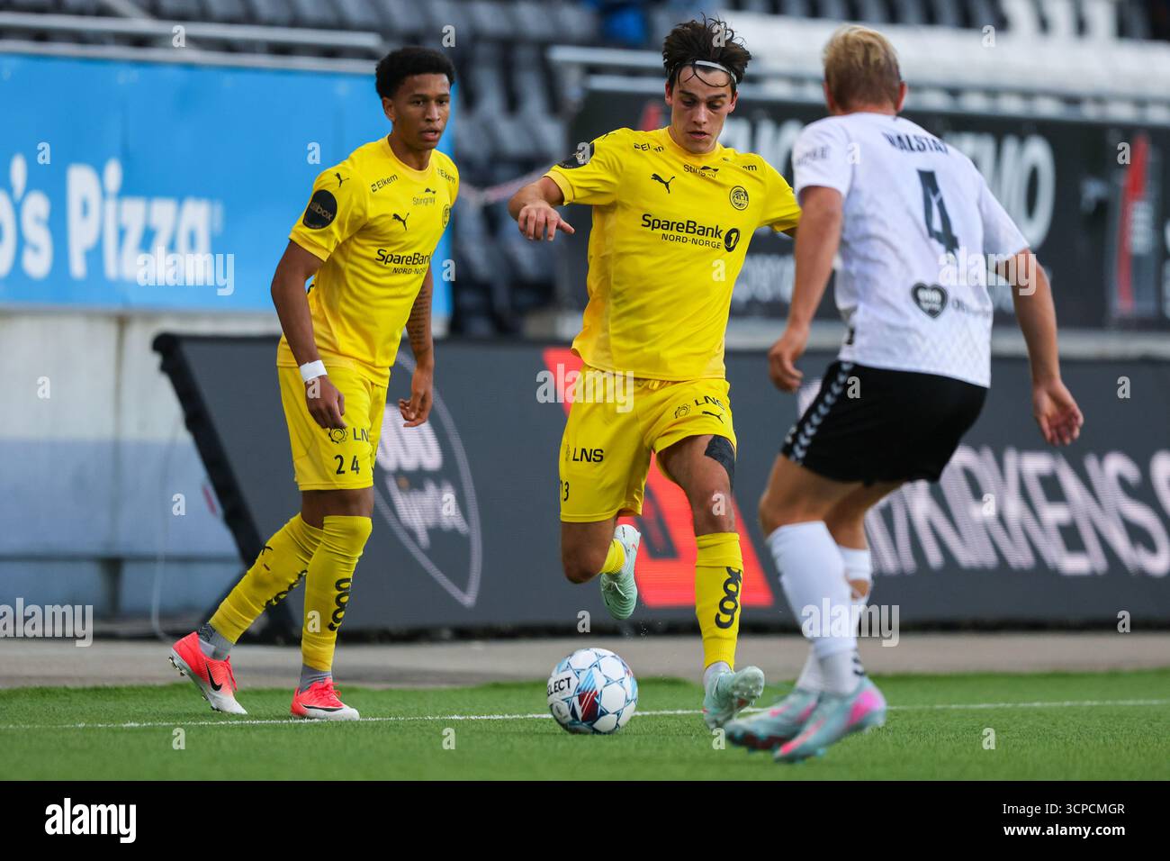 Skien 20250925. Bodø/Glimt's Magnus Riisnæs during the NM football ...