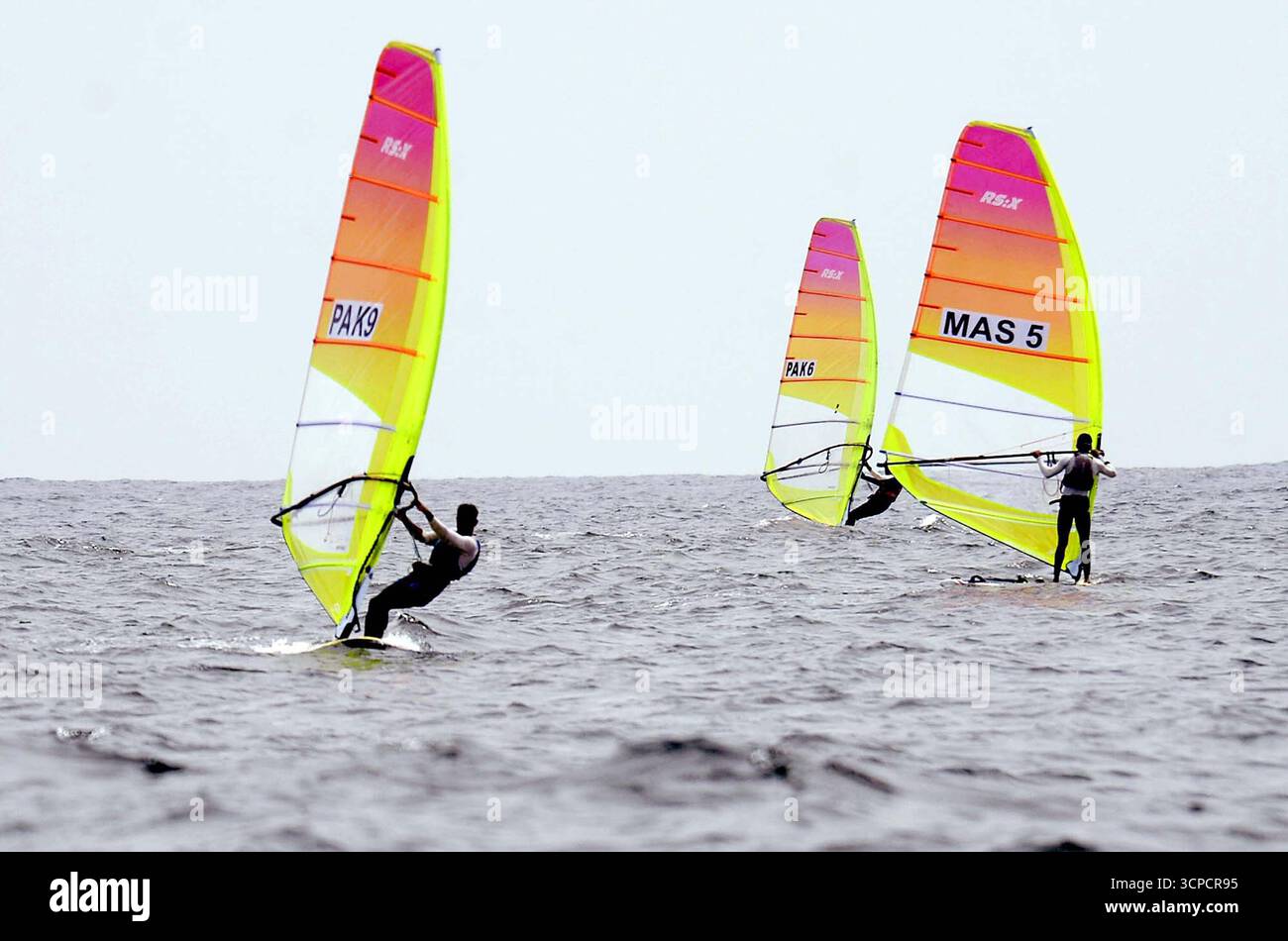 KARACHI, PAKISTAN, SEP 25: Sailors from different countries take part ...