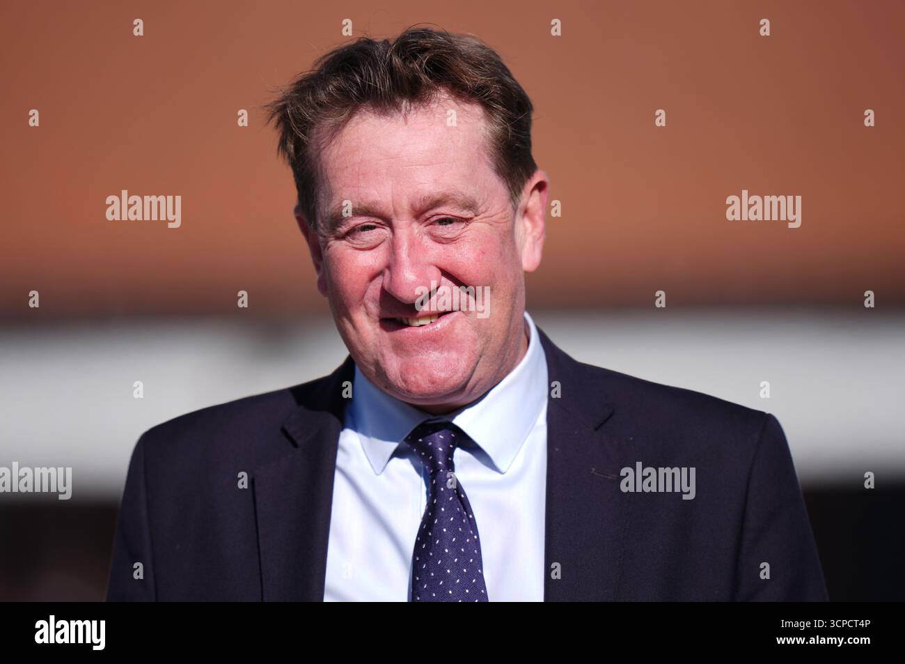 Trainer David Simcock during Cambridgeshire Thursday at Newmarket ...