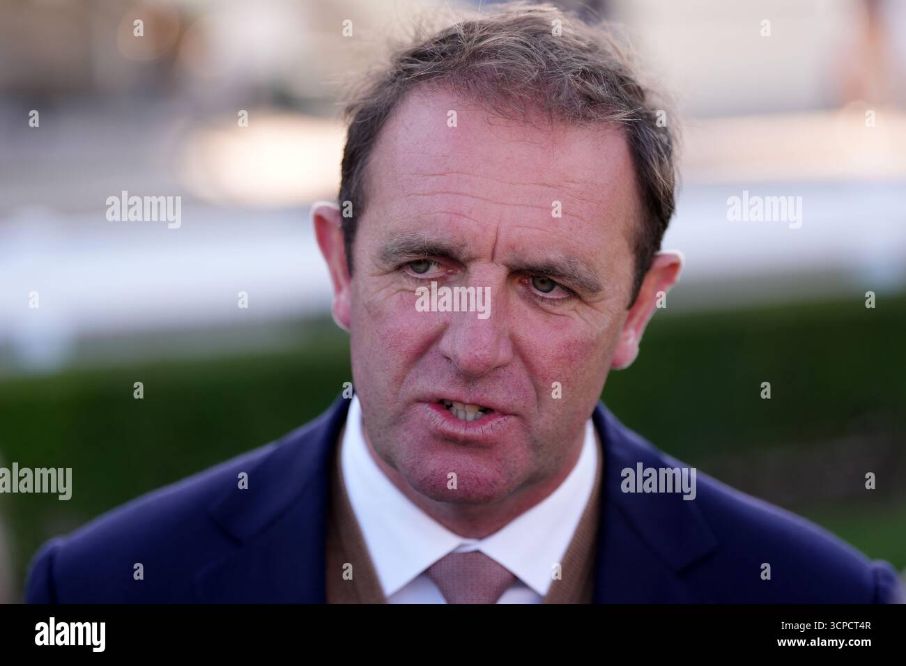Trainer Charlie Appleby during Cambridgeshire Thursday at Newmarket ...