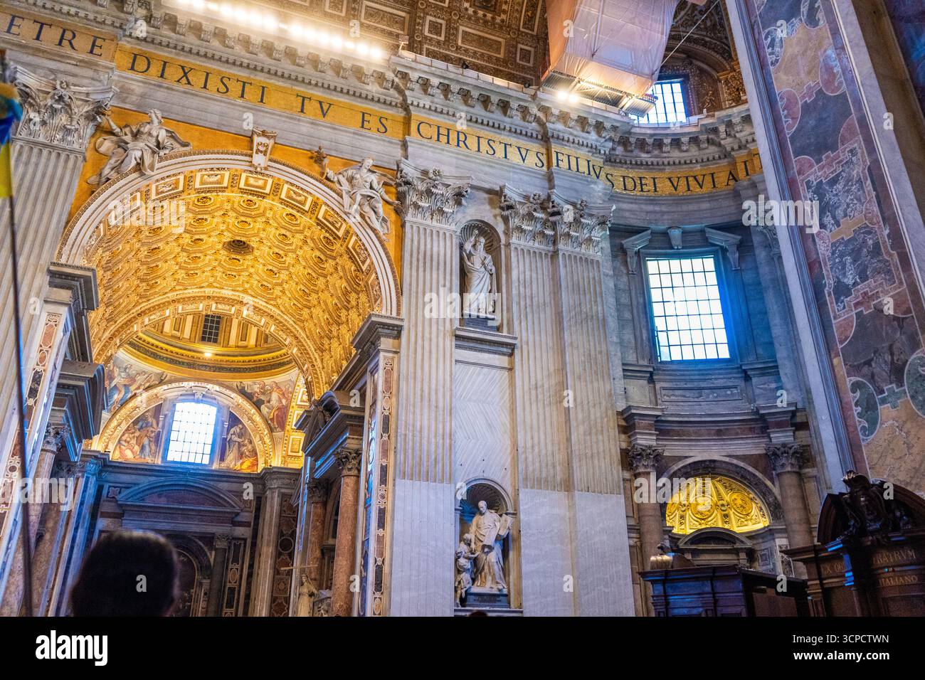 Vatican City, Vatican - July 12 2025: monument in St. Peter's Basilica ...