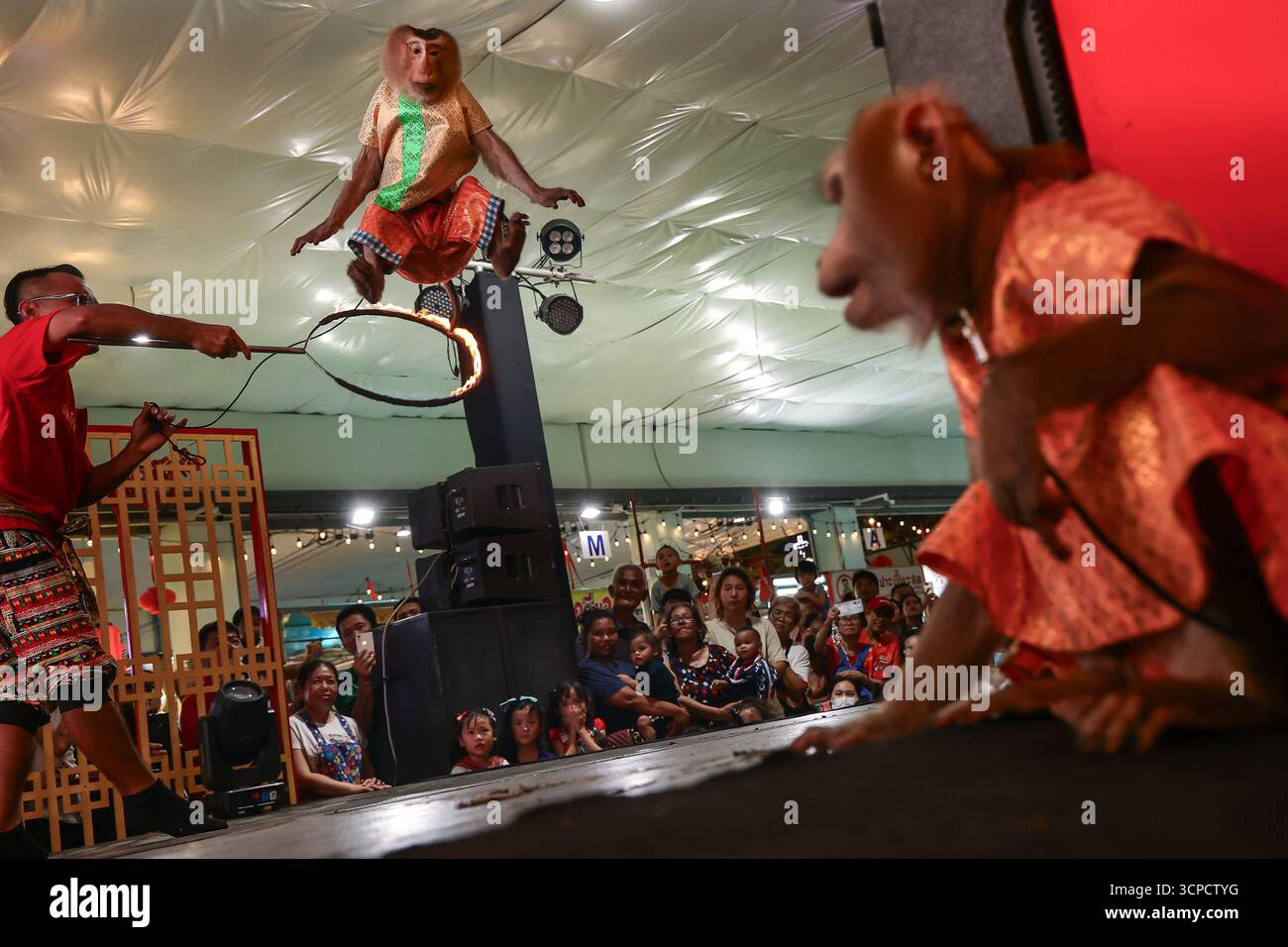 Bangkok, Bangkok, Thailand. 25th Sep, 2025. Prakit Monkey Show is a ...