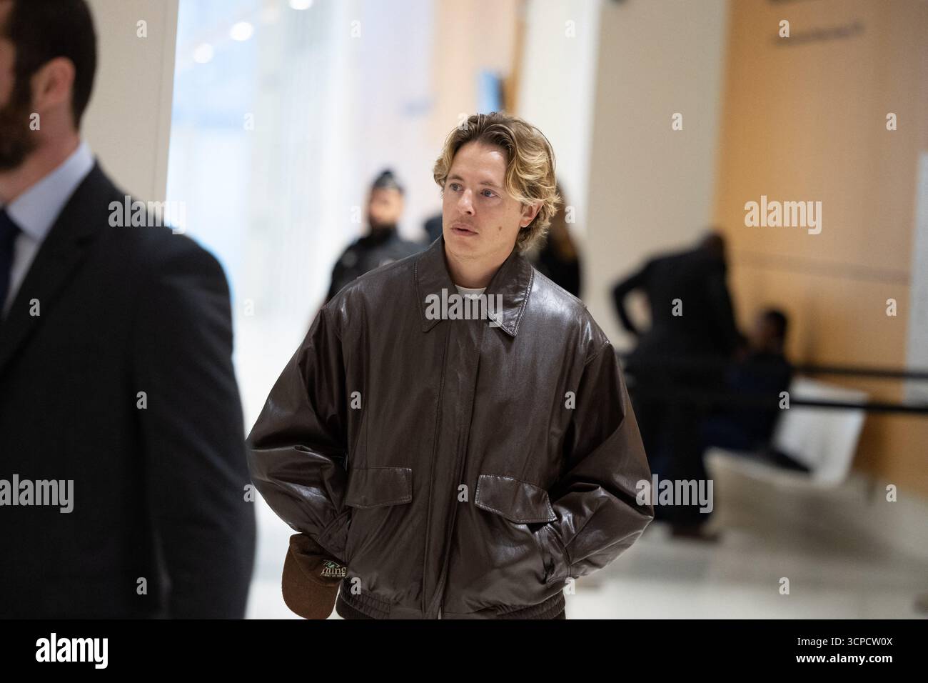 Pierre Sarkozy arrives for the verdict in the trial of former French ...
