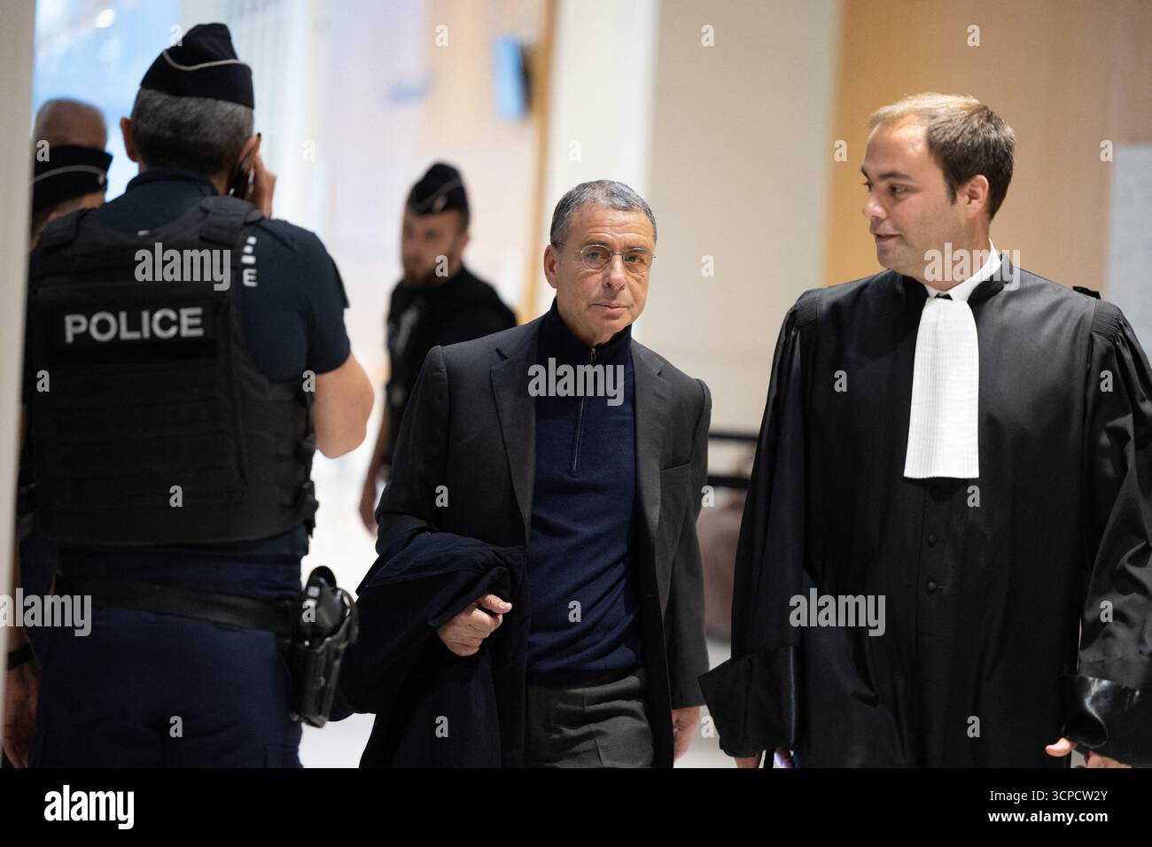 Alexandre Djouhri arrives for the verdict in his trial for illegal ...