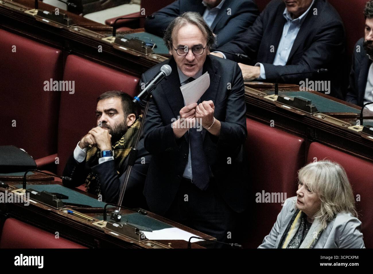 Rome, Italian Defense Minister Guido Crosetto briefs at the Chamber of ...
