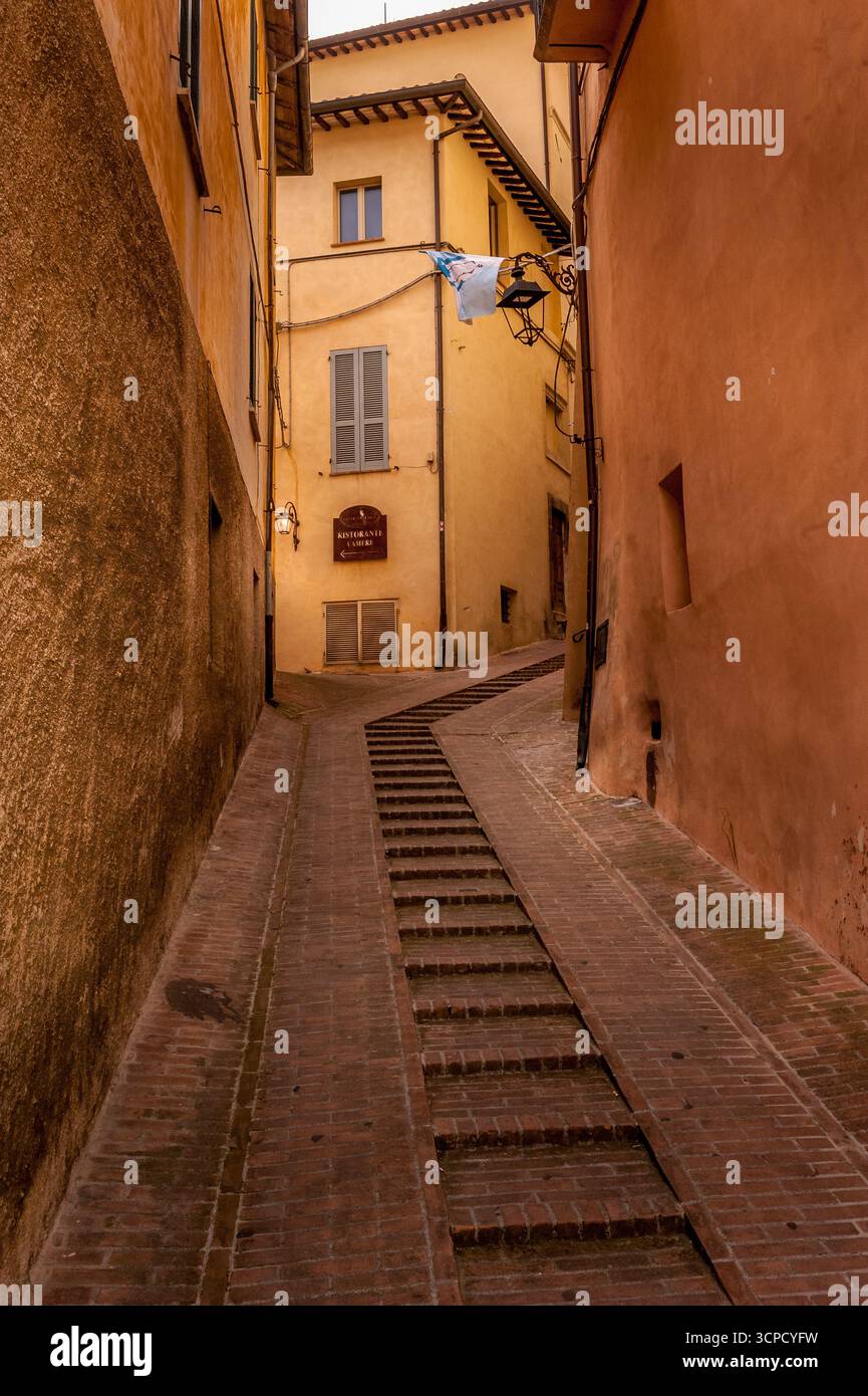 Historic Streets and Architecture of Trevi, Umbria, Italy – Medieval ...