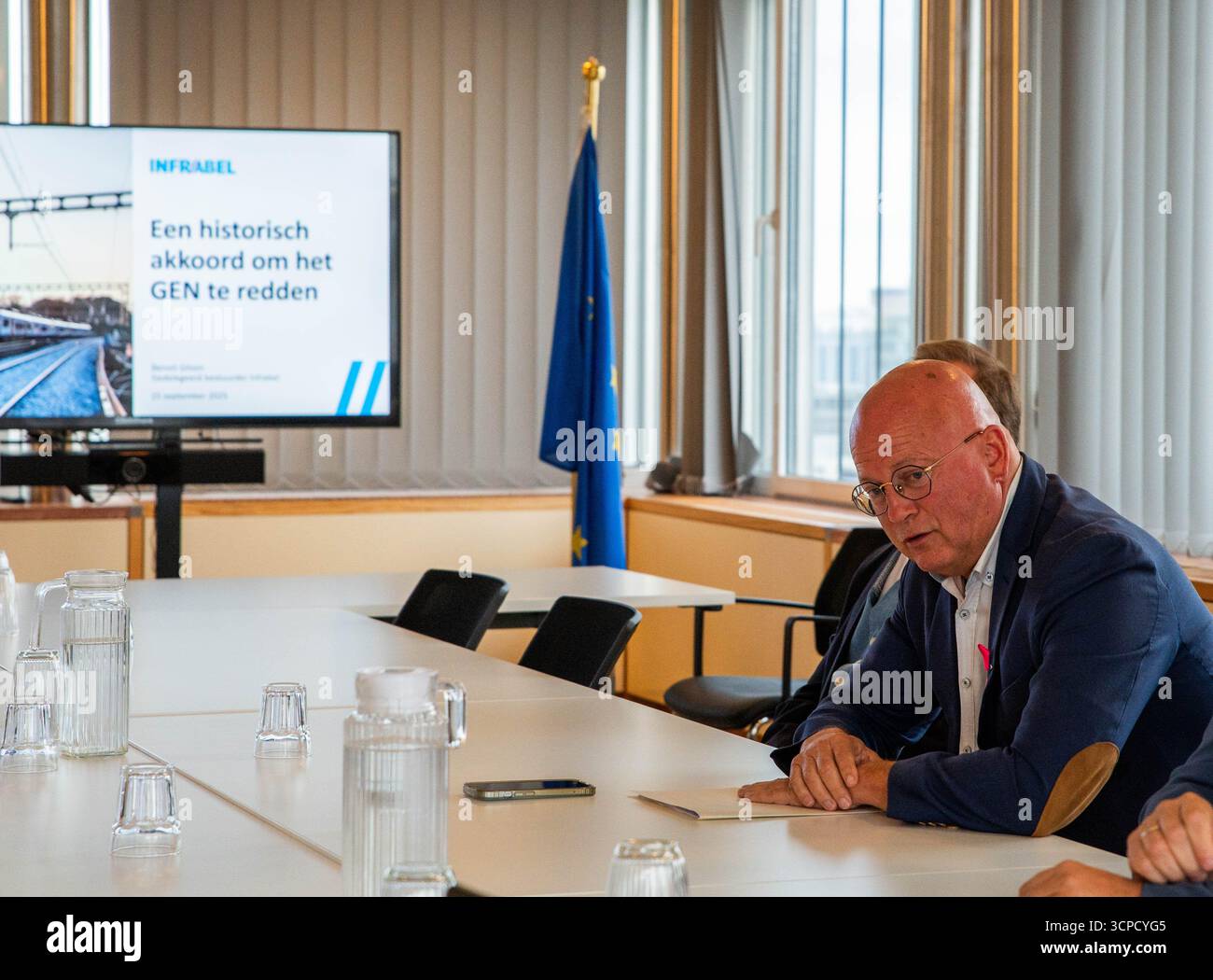 Minister of Climate and Mobility Jean-Luc Crucke pictured during a ...