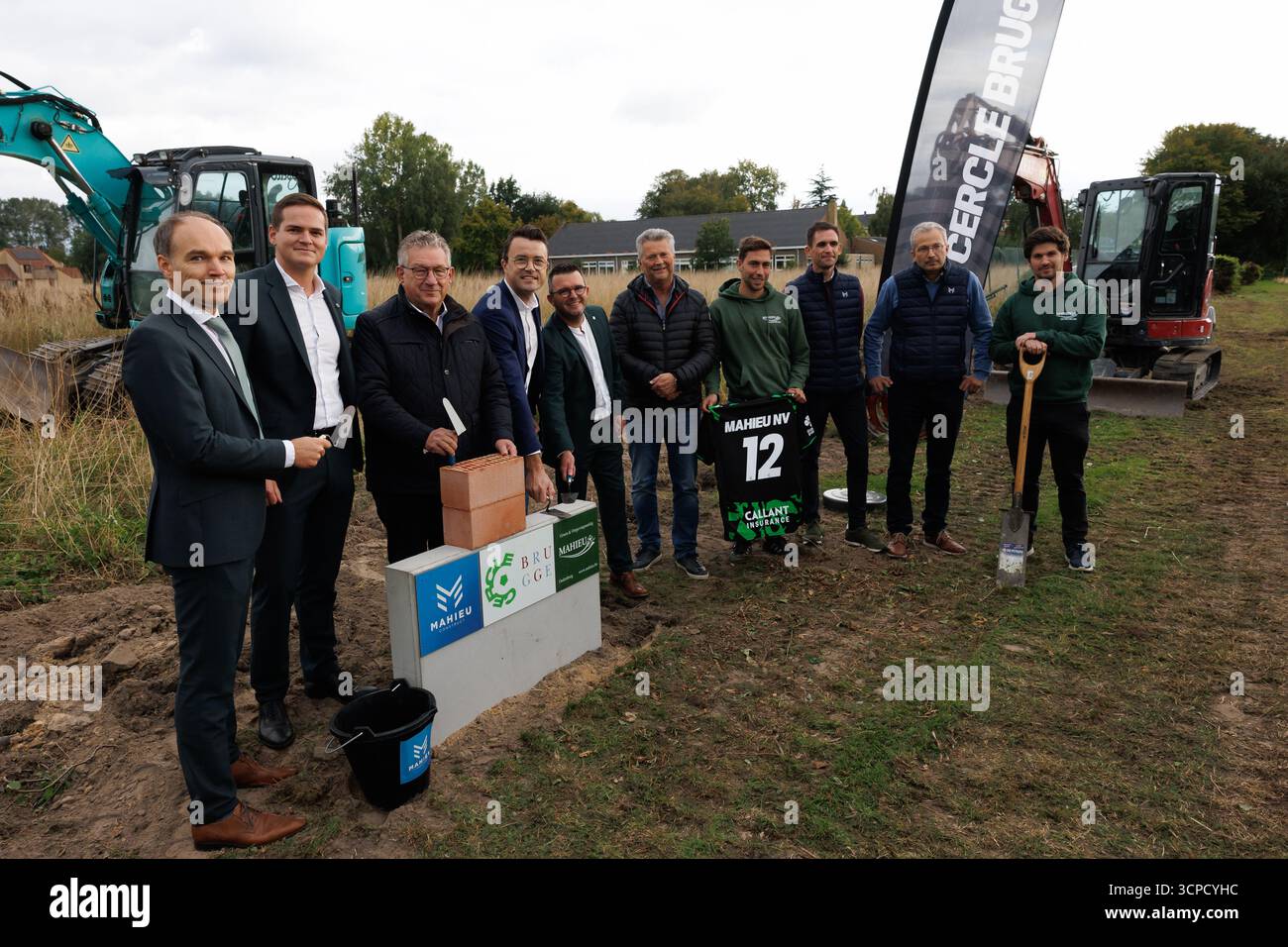 Cercle's chairman Thomas Tousseyn, Cercle's CEO Klaas Reynaert, Brugge ...