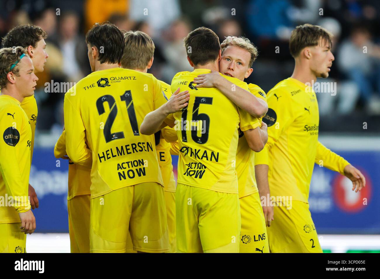 Skien 20250925. The Norwegian Football Championship match between Odd ...