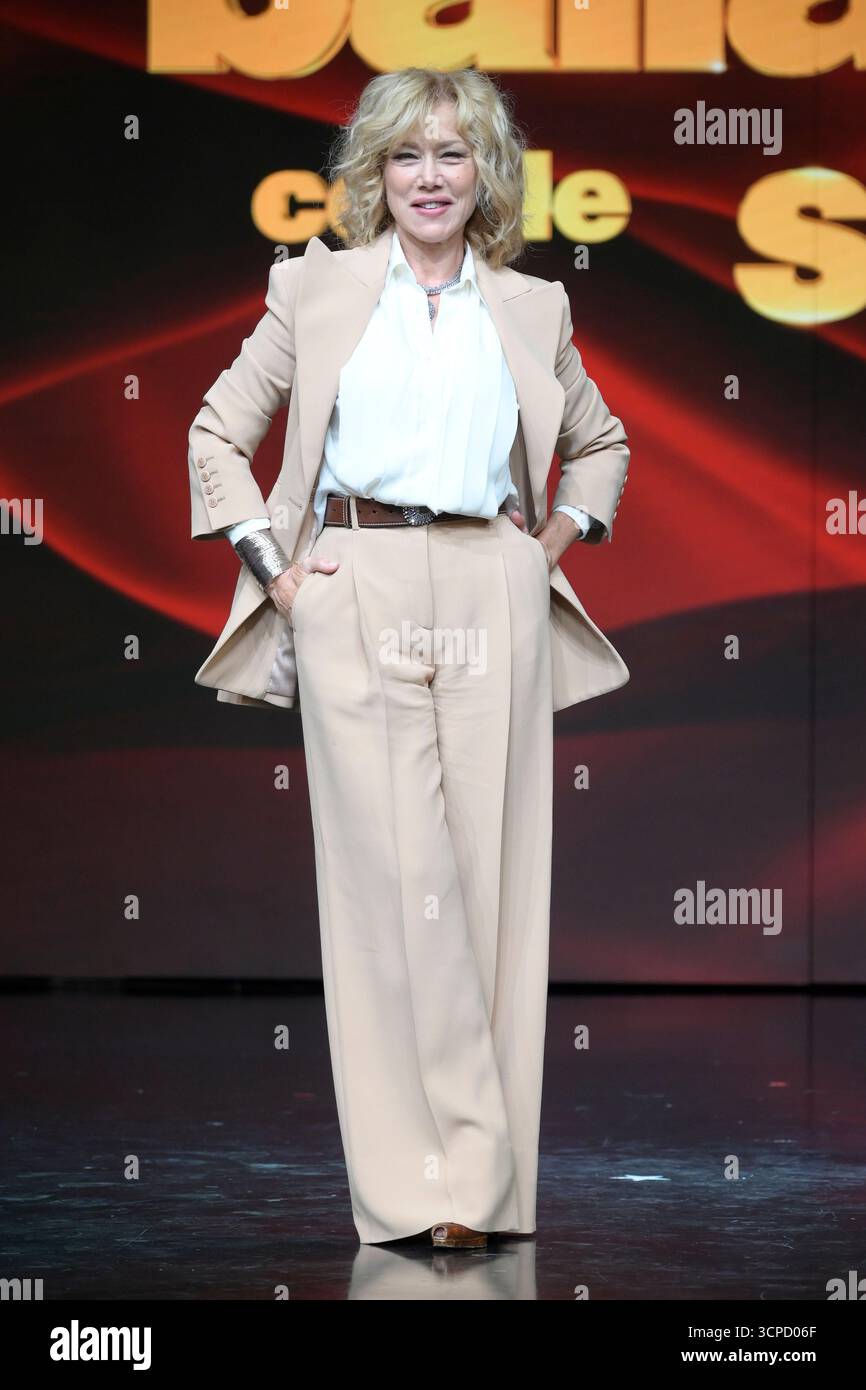 Nancy Brilli attends the photocall of Rai tv program Ballando con le ...