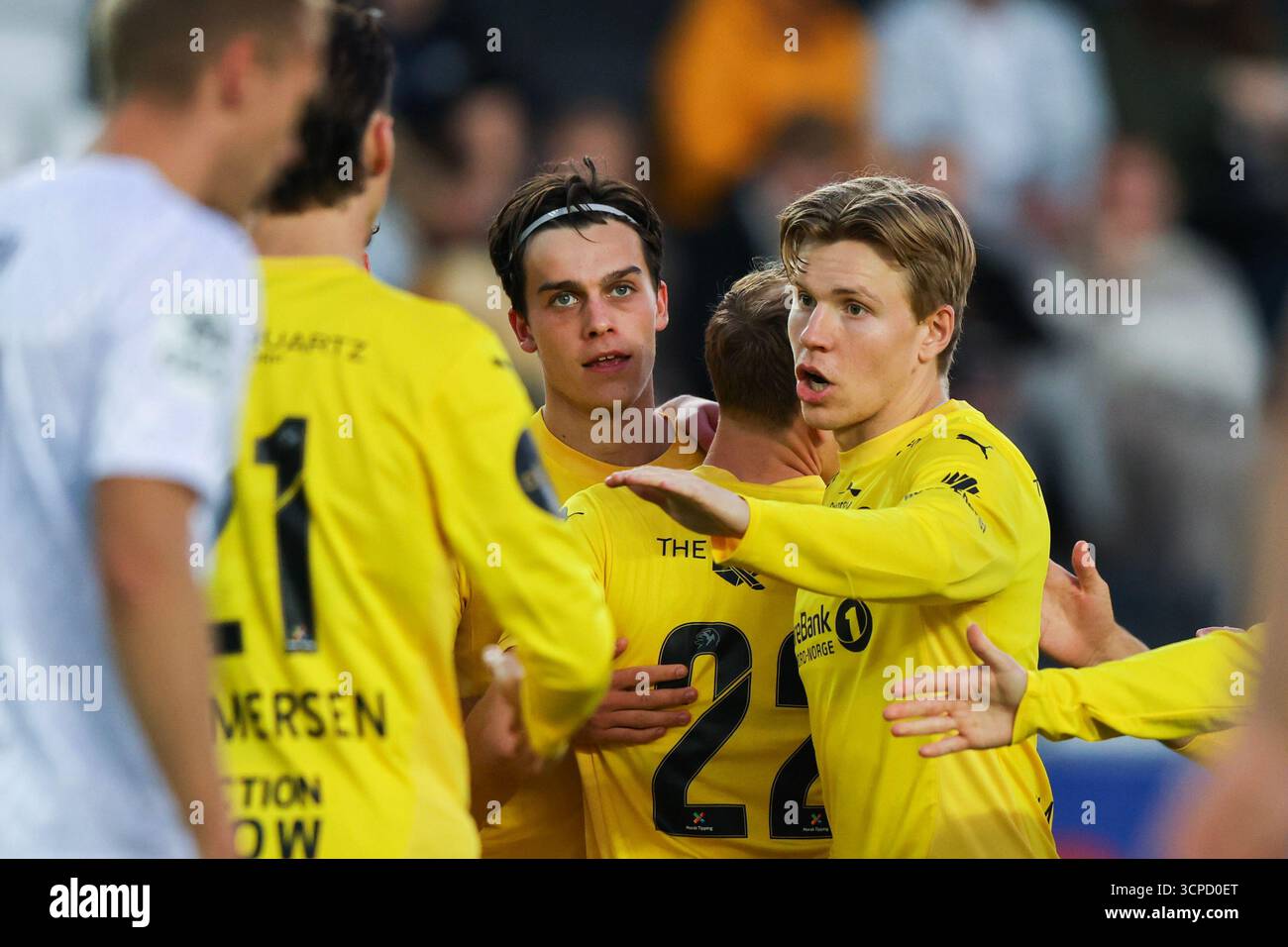 Skien 20250925. The Norwegian Football Championship match between Odd ...