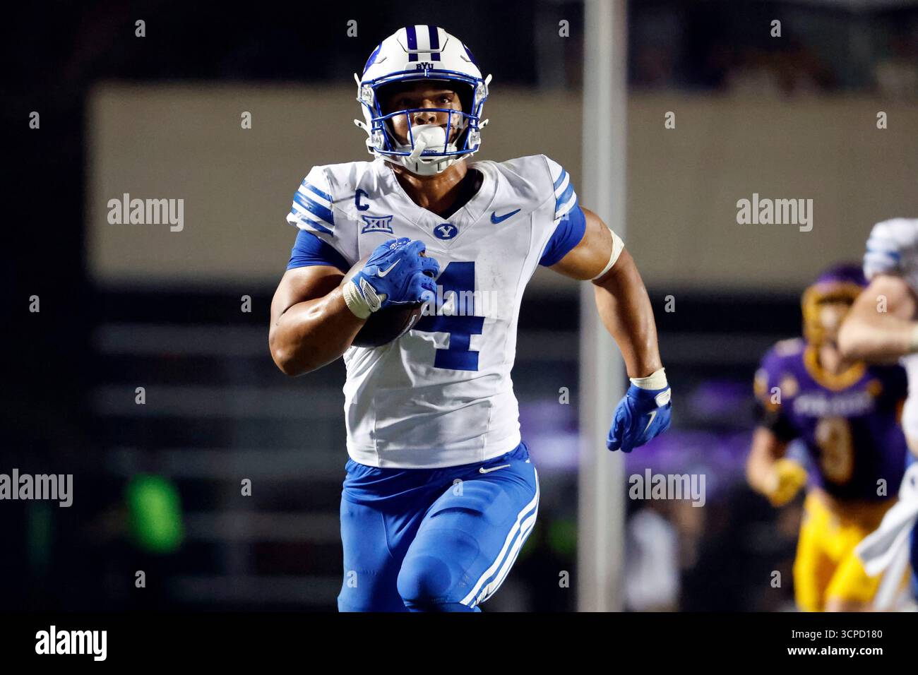 BYU running back LJ Martin (4) runs for a touchdown against East ...