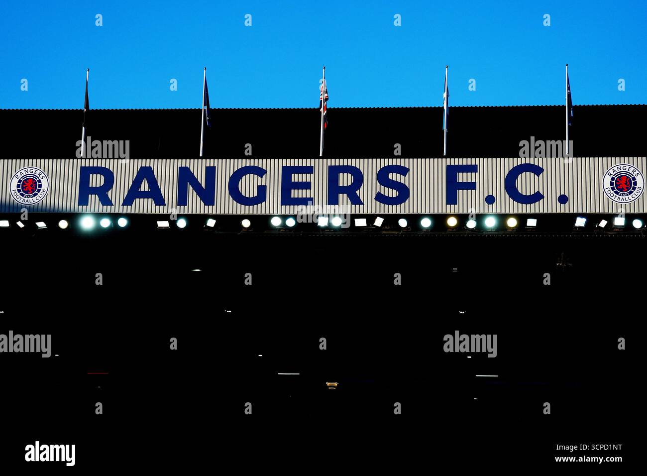 A general view inside Ibrox Stadium, Glasgow, ahead of the UEFA Europa ...