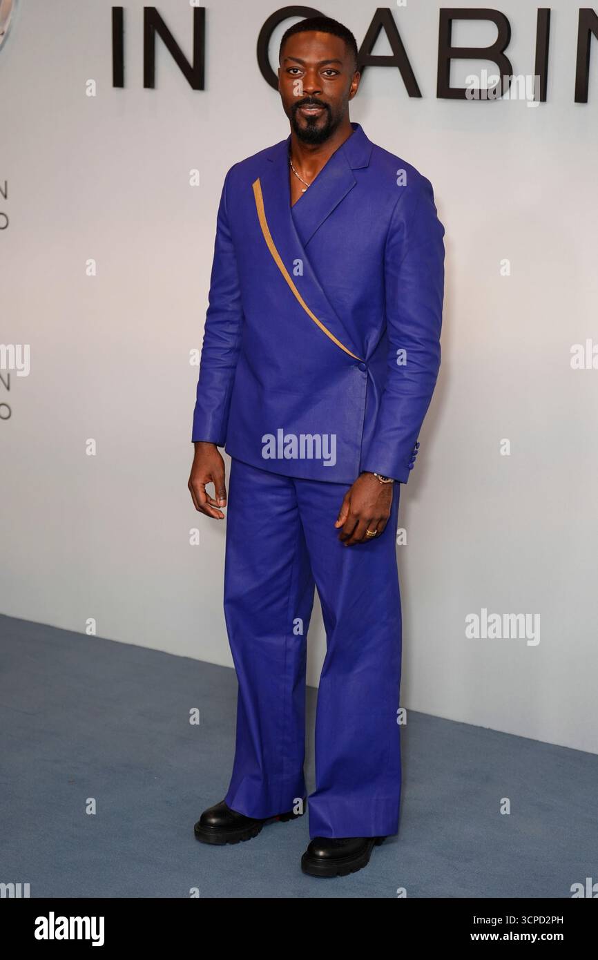 David Ajala attending the Woman In Cabin 10 special screening at Bafta ...
