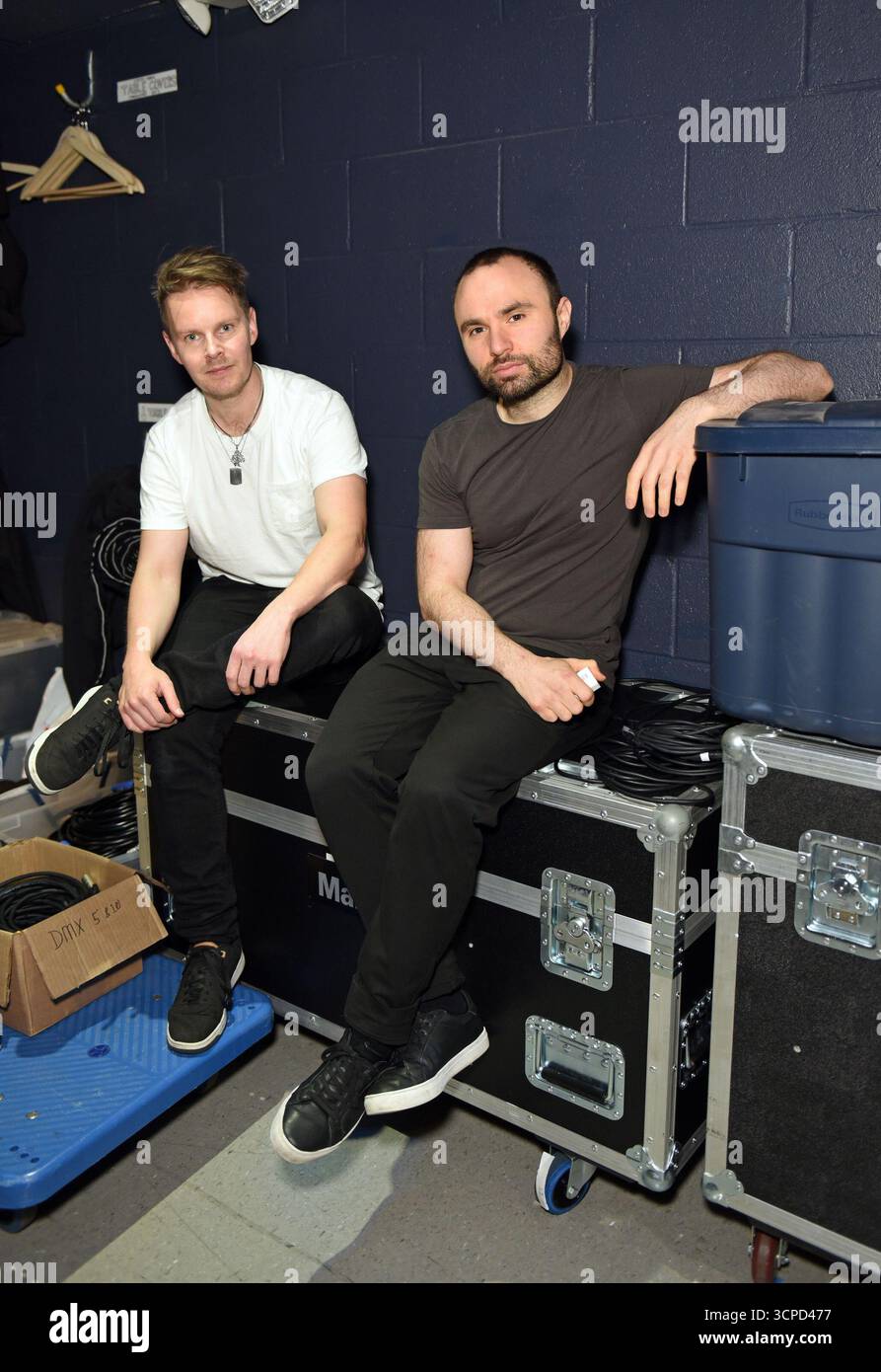 LarsEmil Ojeberget, Johannes Geworkian Hellman on stage for Symbio in ...