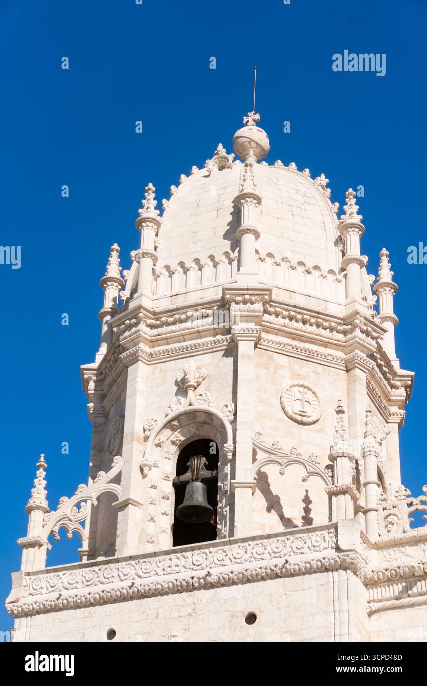 Bell tower of santa maria de belem hi-res stock photography and images ...