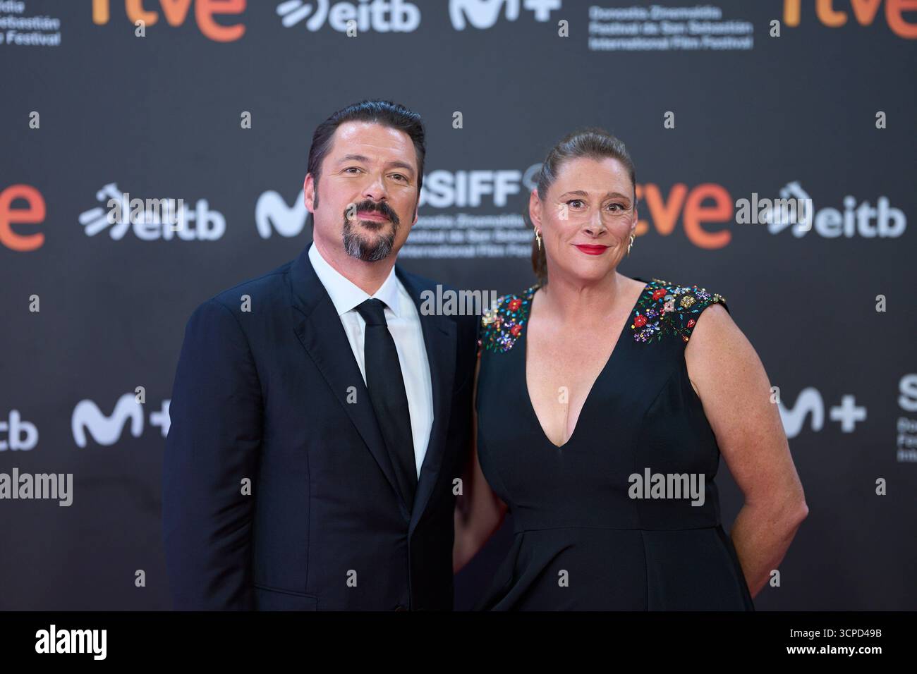 James Vanderbilt, Amber Freeman attended 'Nuremberg' Red Carpet during ...