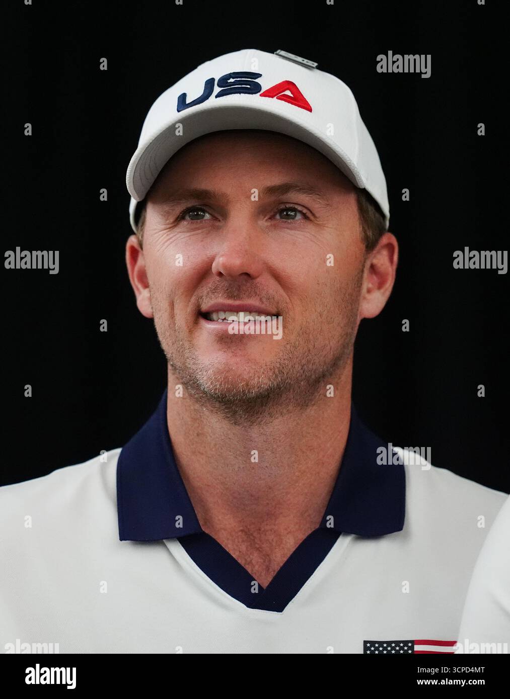 Russell Henley of Team United States during a team photo at the ...