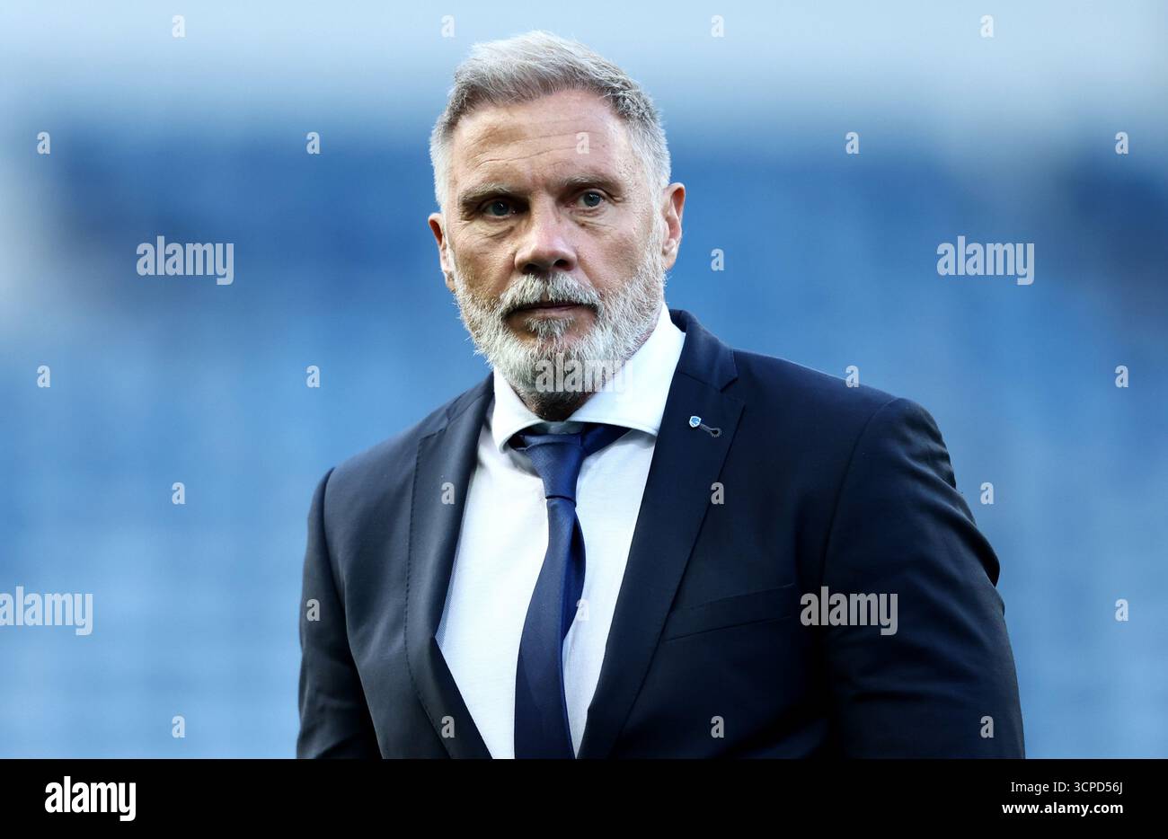 Genk manager Thorsten Fink on the pitch ahead of the UEFA Europa League ...