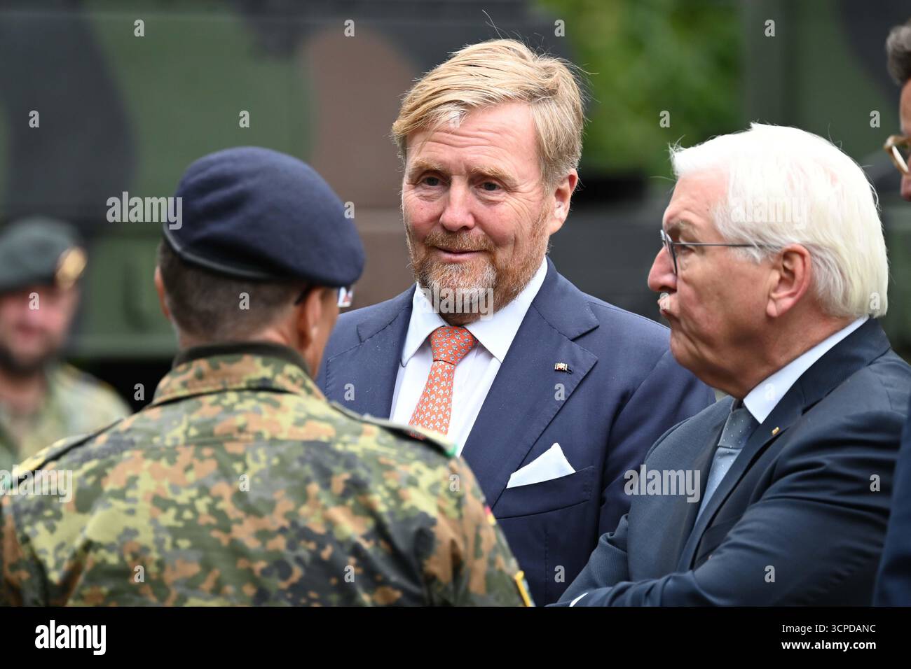 left to right King WILLEM-ALEXANDER of the Netherlands Federal ...
