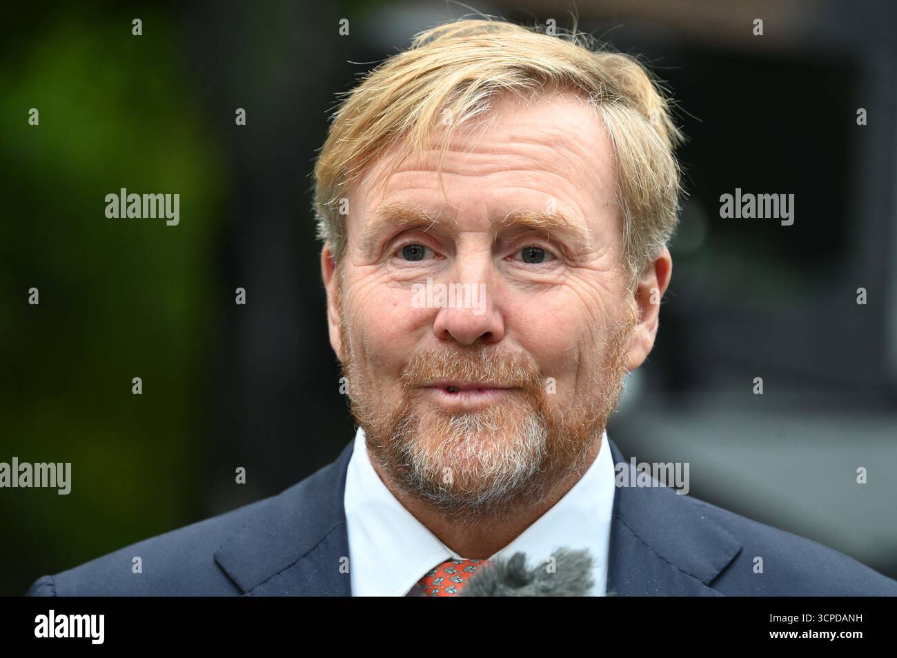 King WILLEM-ALEXANDER of the Netherlands visits the German-Dutch Corps ...