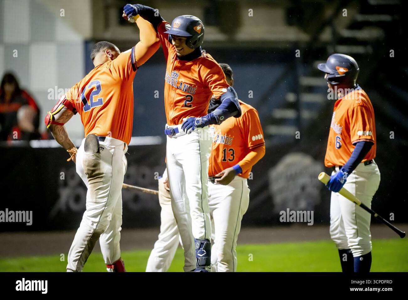 ROTTERDAM - Baseball player SELASSA Delano celebrates his home run for ...