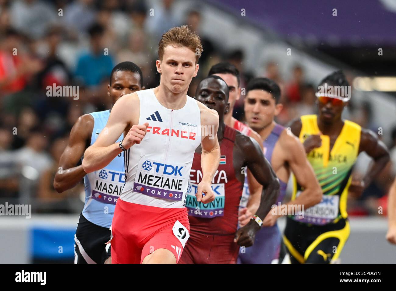 Yanis Meziane (France) during the 800 metres semi-final during the ...