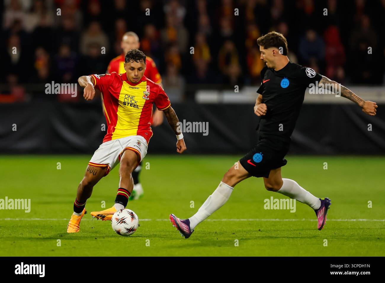 Dean James of Go Ahead Eagles controls the ball during the UEFA Europa ...