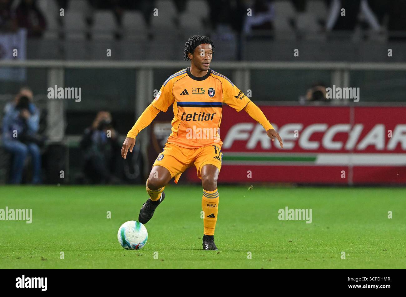 Juan Cuadrado of Pisa SC during the Coppa Italia match between Torino ...