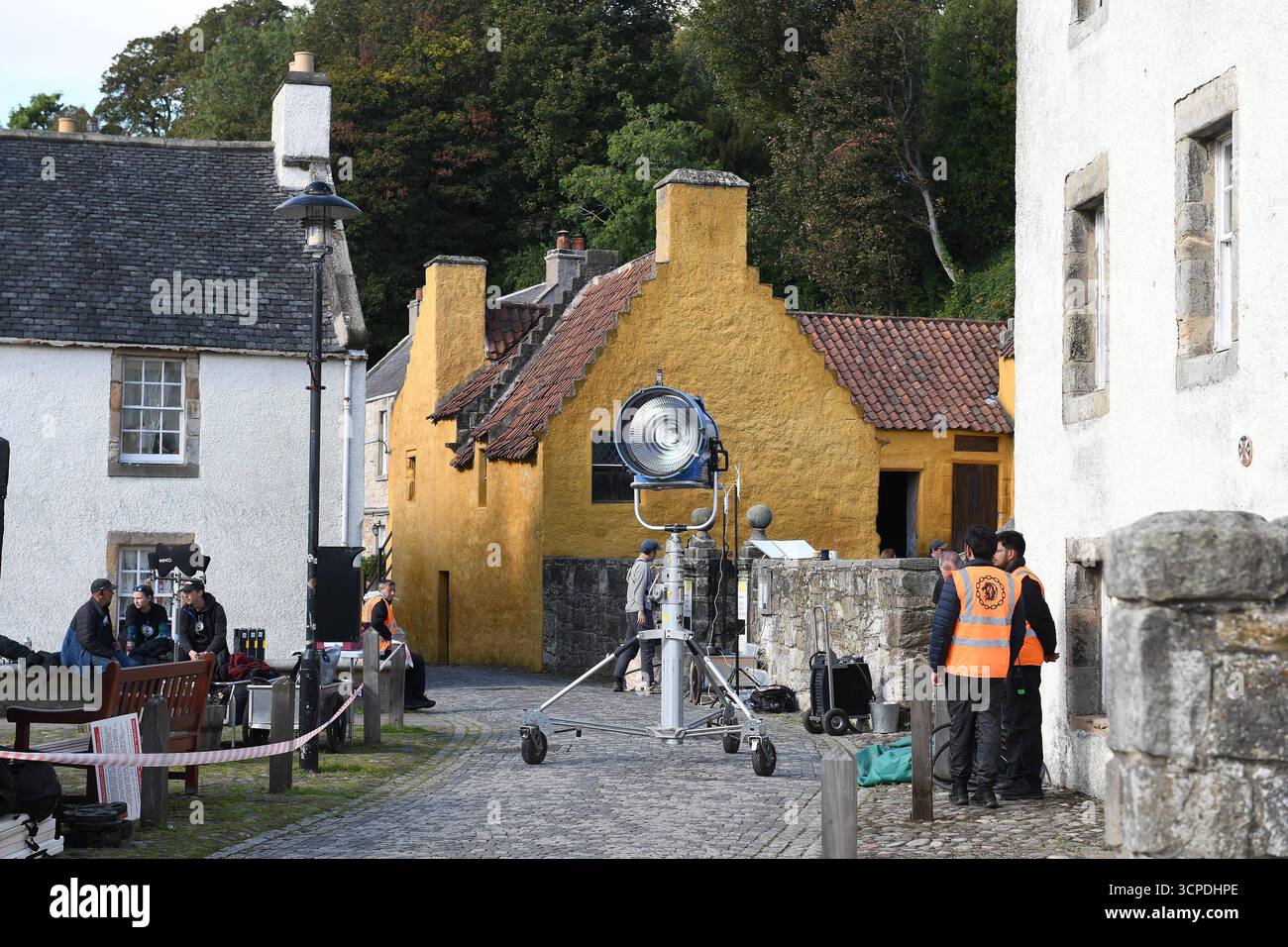 Filming of Jack of Spades - Culross - 24 September 2025 Film set in ...