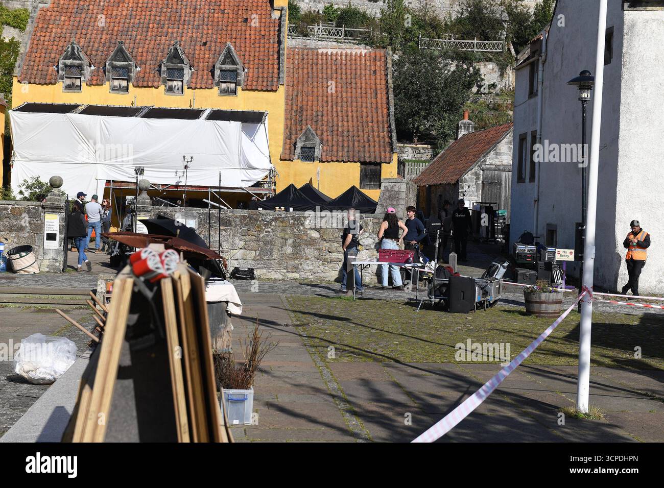 Filming of Jack of Spades - Culross - 24 September 2025 Film set in ...