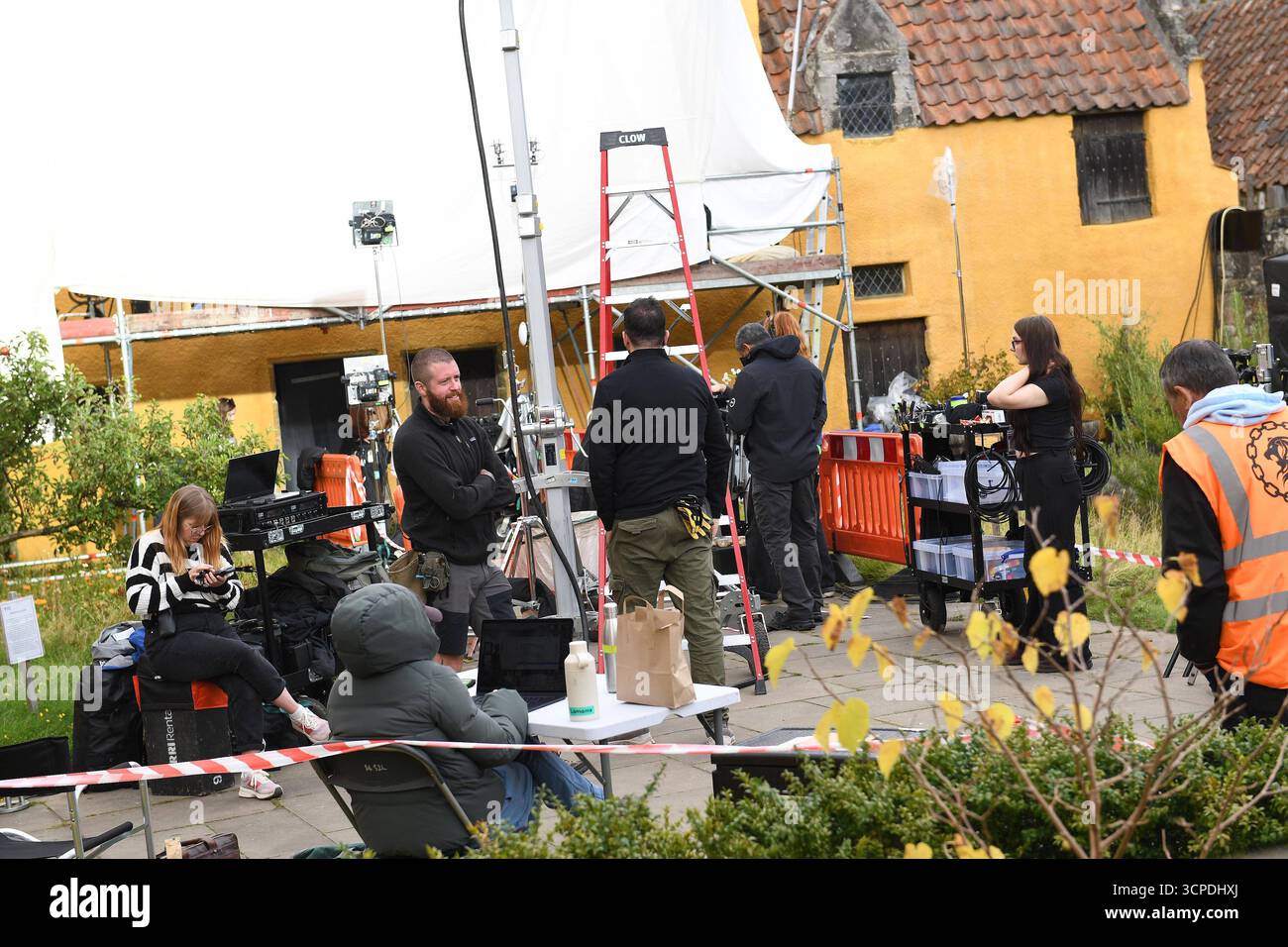 Filming of Jack of Spades - Culross - 24 September 2025 Film set in ...