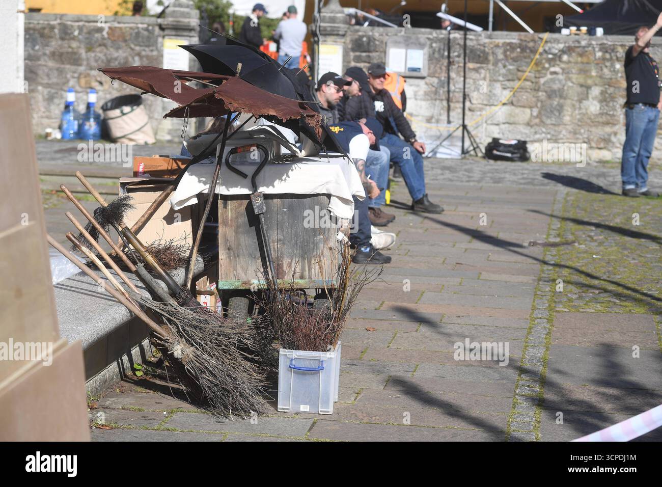 Filming of Jack of Spades - Culross - 24 September 2025 Film set in ...