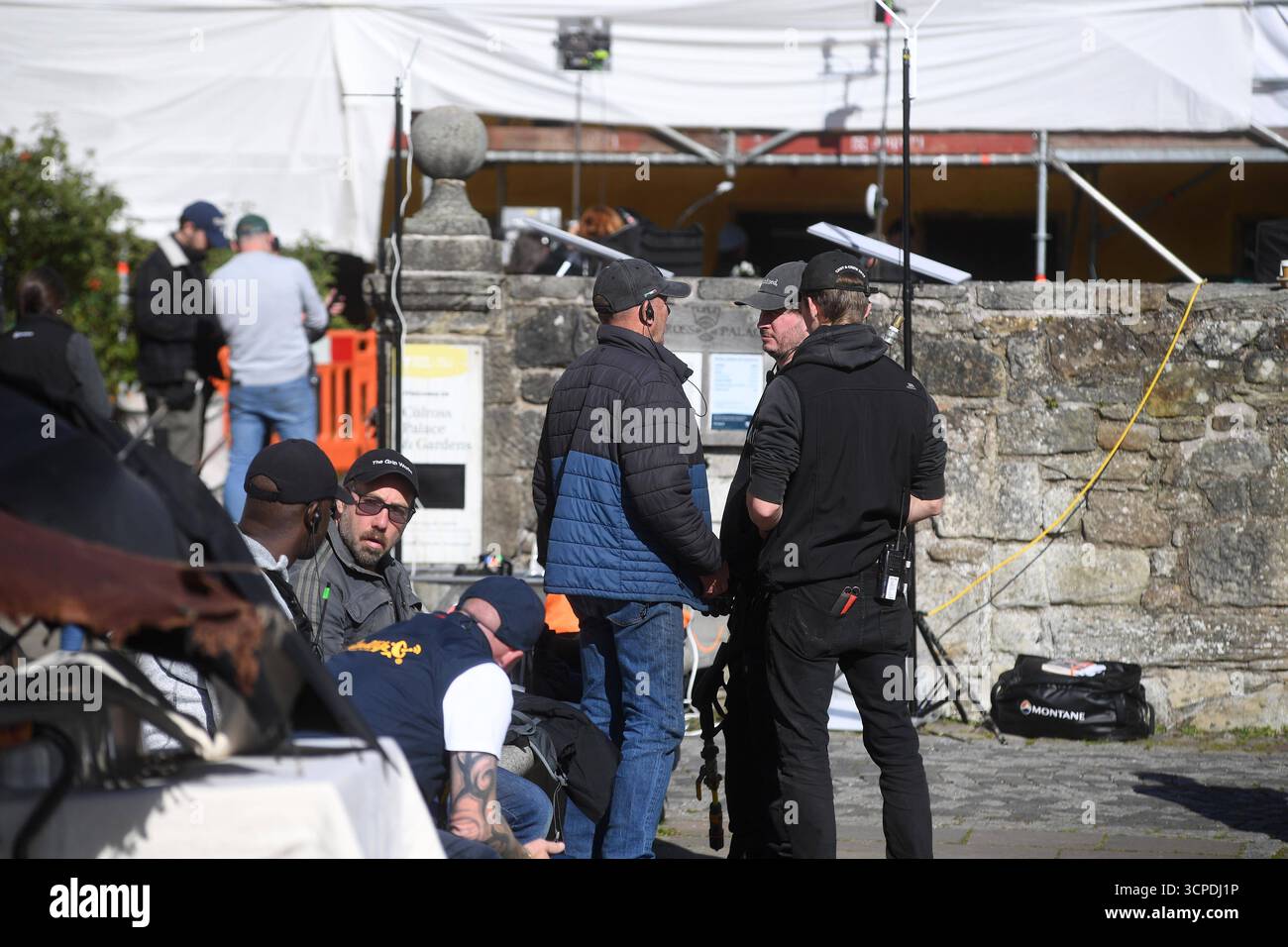 Filming of Jack of Spades - Culross - 24 September 2025 Film set in ...