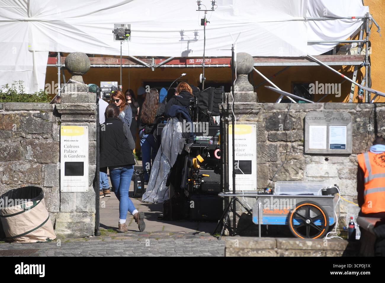 Filming of Jack of Spades - Culross - 24 September 2025 Film set in ...