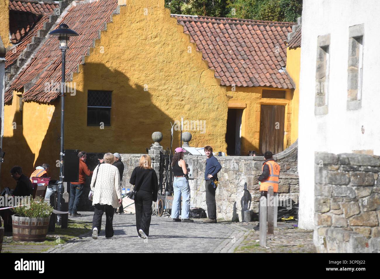 Filming of Jack of Spades - Culross - 24 September 2025 Film set in ...