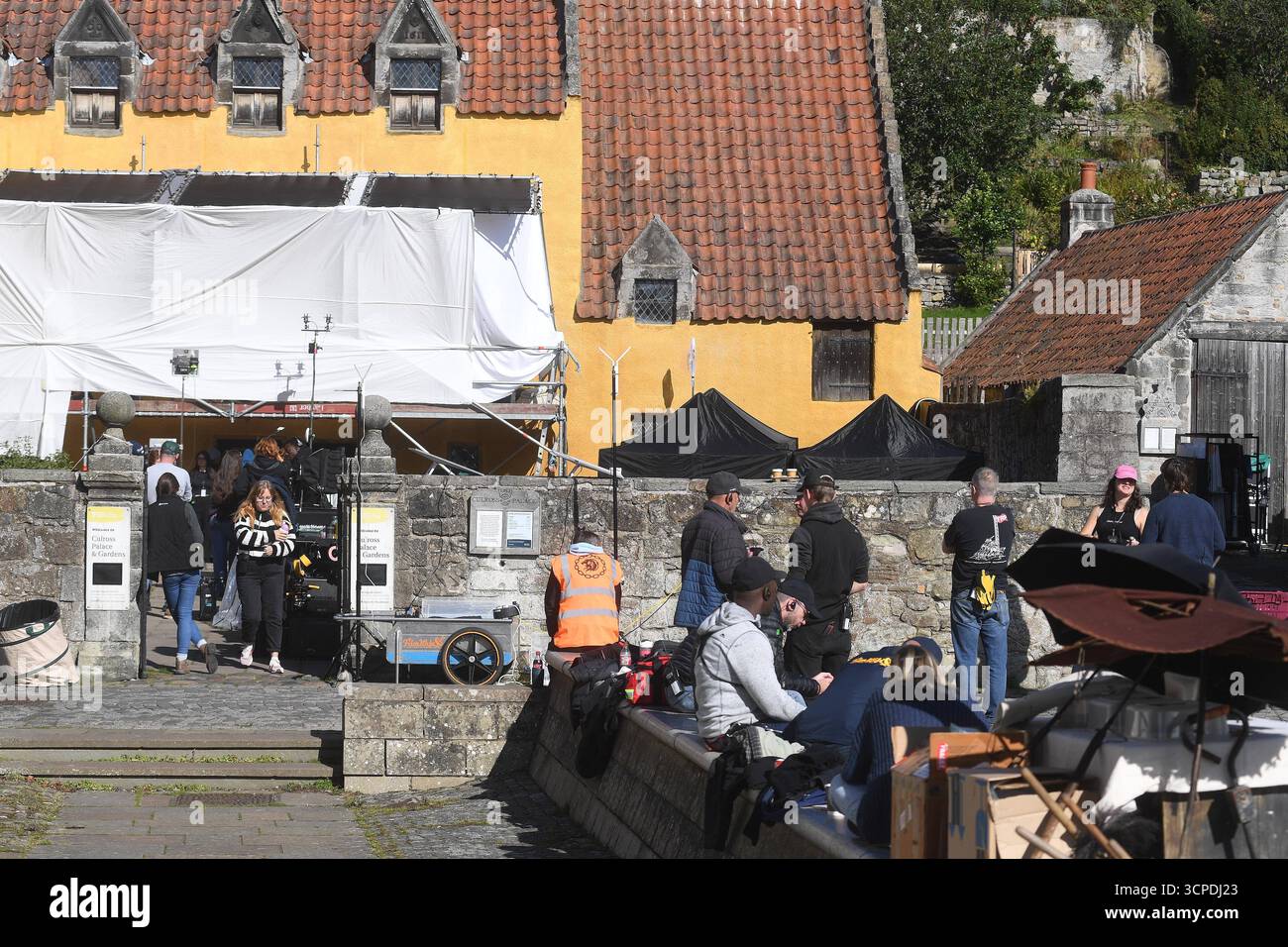 Filming of Jack of Spades - Culross - 24 September 2025 Film set in ...