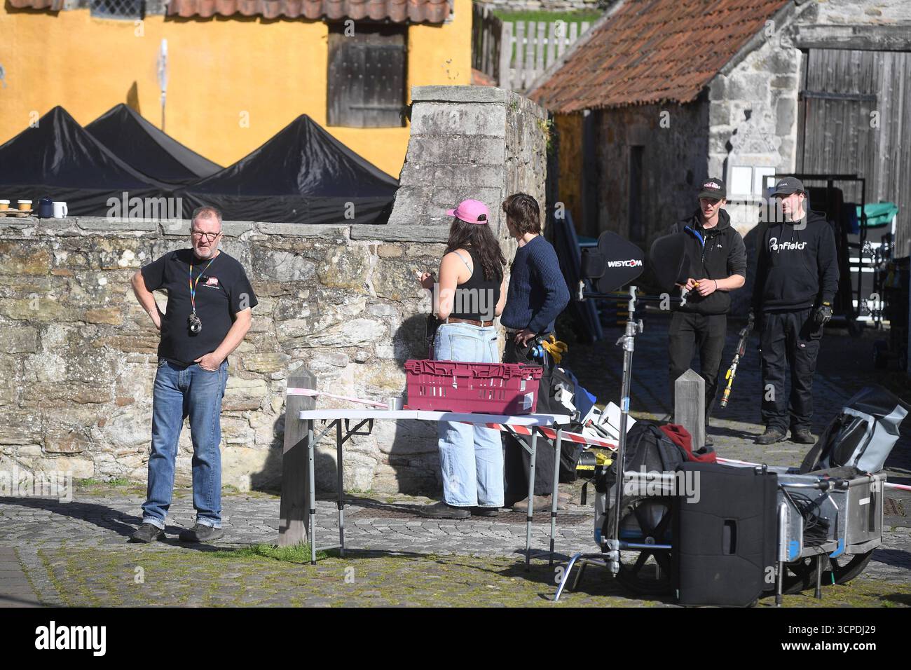 Filming of Jack of Spades - Culross - 24 September 2025 Film set in ...