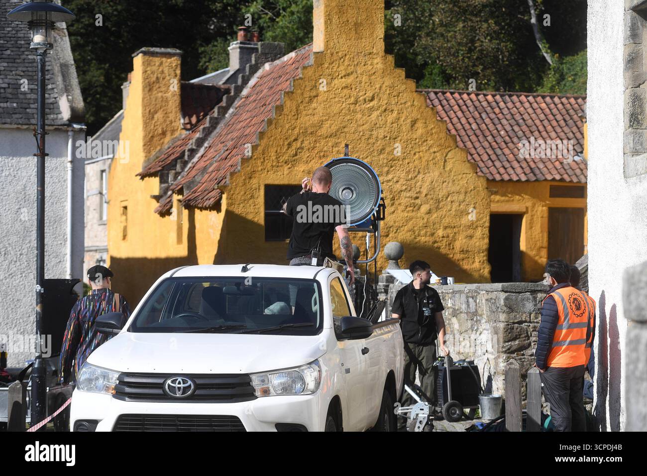 Filming of Jack of Spades - Culross - 24 September 2025 Film set in ...
