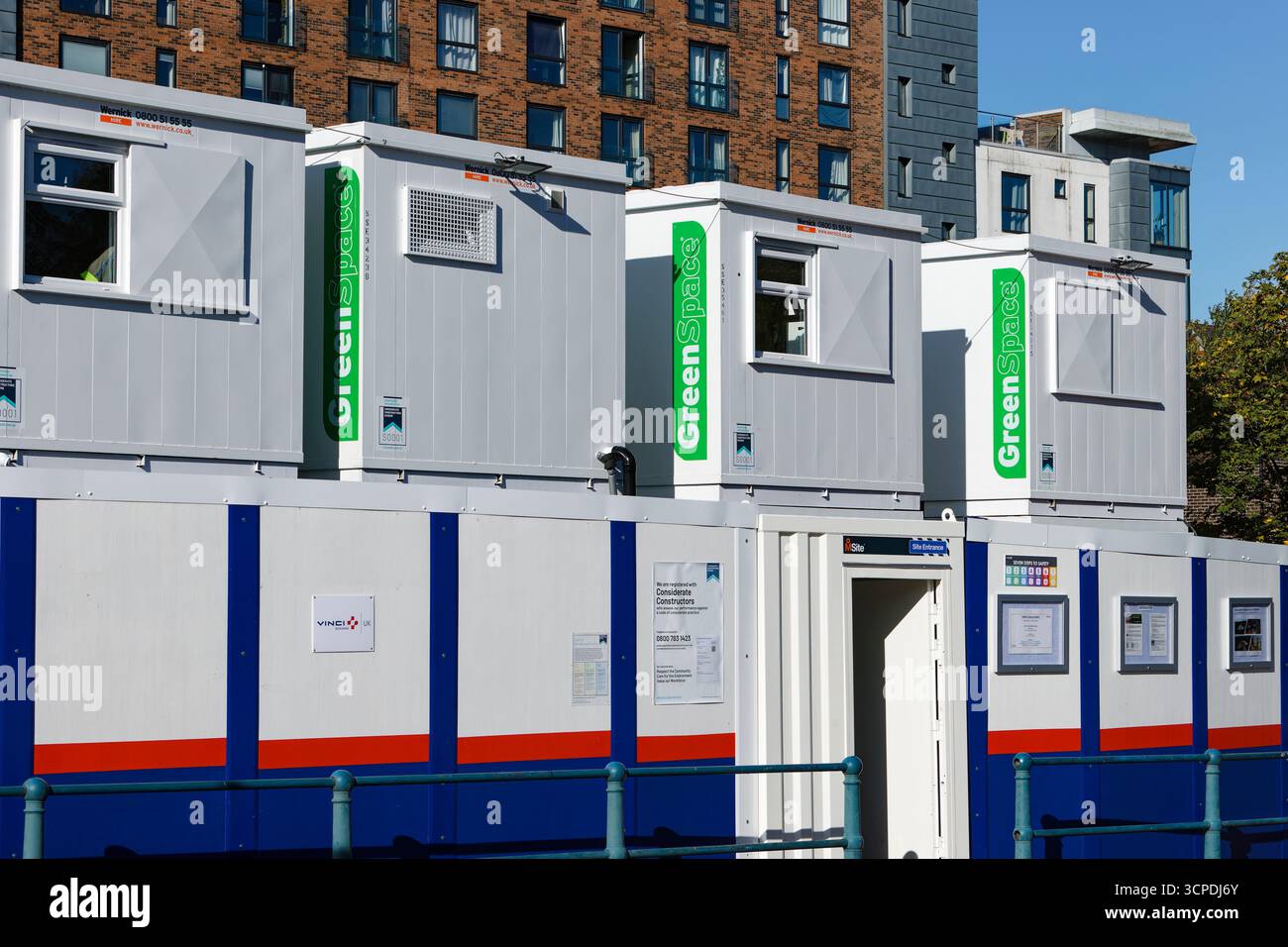 Prestwich village regeneration construction site hi-res stock photography and images - Alamy