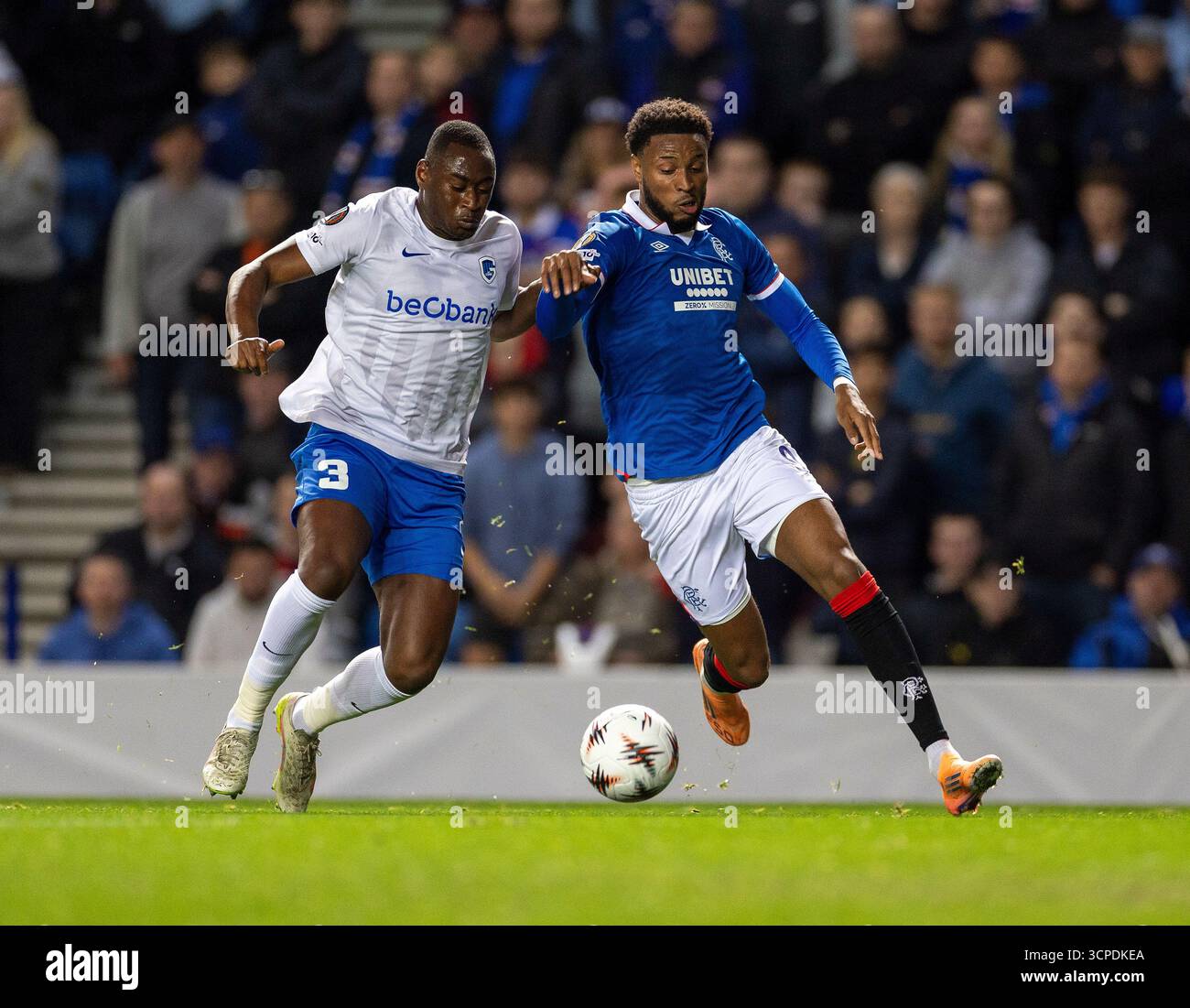 25th September 2025; Ibrox Stadium, Glasgow, Scotland; UEFA Europa ...